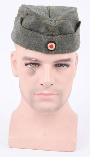 Wwii Nazi German Heer Heer Overseas Cap Ww2