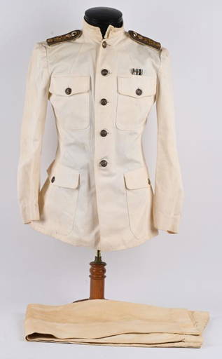 Wwi Imperial German Naval Captain Tunic & Trousers