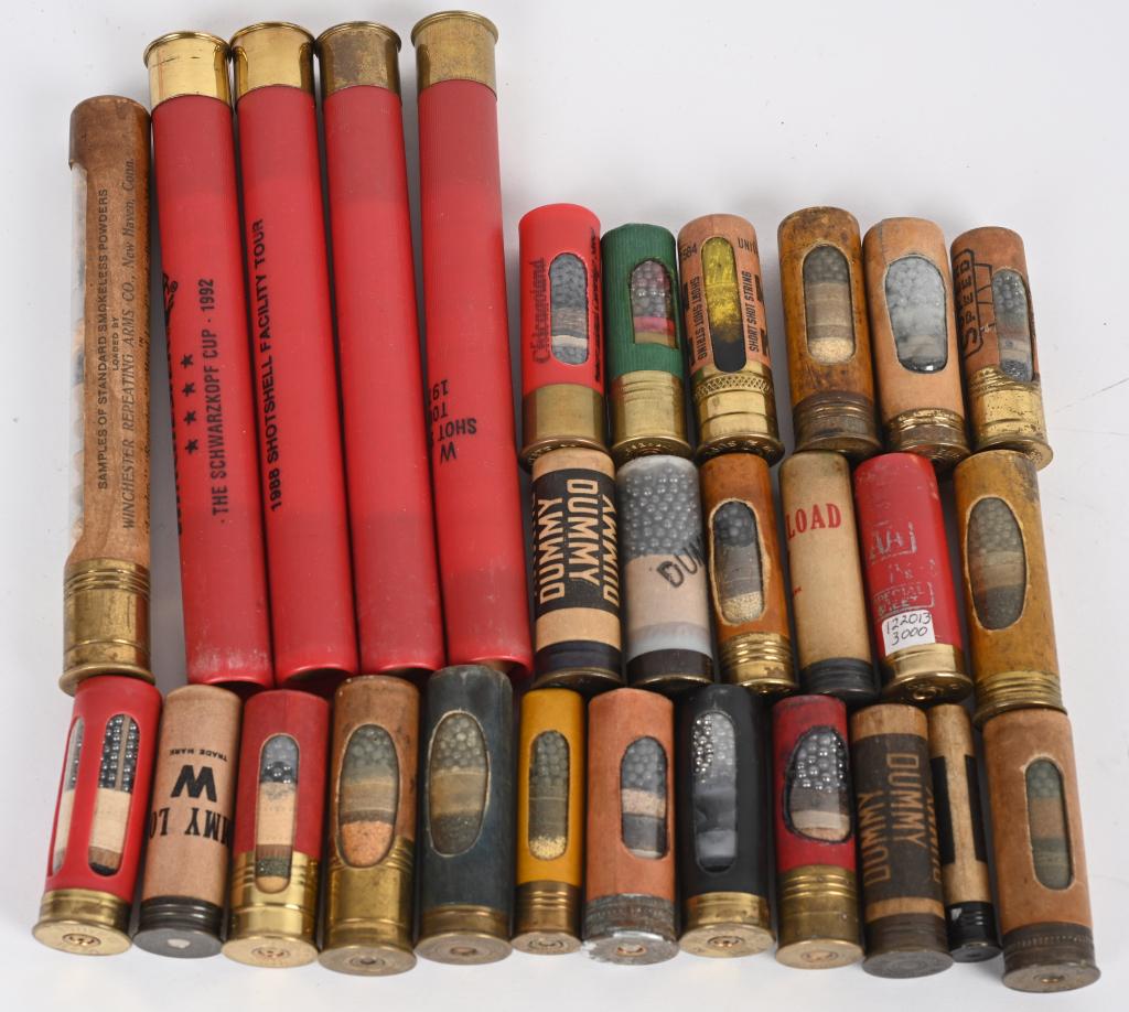LOT (28) DUMMY , CUT AWAY SAMPLE SHOTGUN SHELLS - Sep 03, 2022 ...