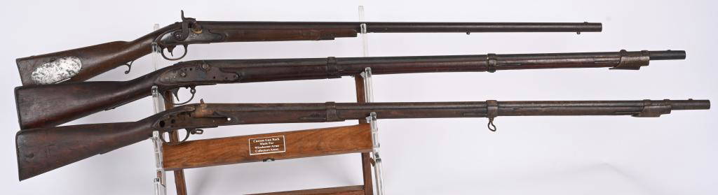 3 Early Us Military Muskets & Rifle