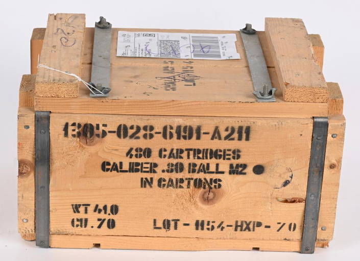 CRATE OF 480 ROUNDS GREEK .30-06 M2 BALL - Sep 03, 2022 | Milestone ...