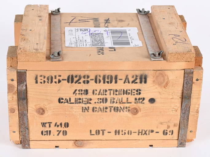 CRATE OF 480 ROUNDS GREEK .30-06 M2 BALL - Sep 03, 2022 | Milestone ...