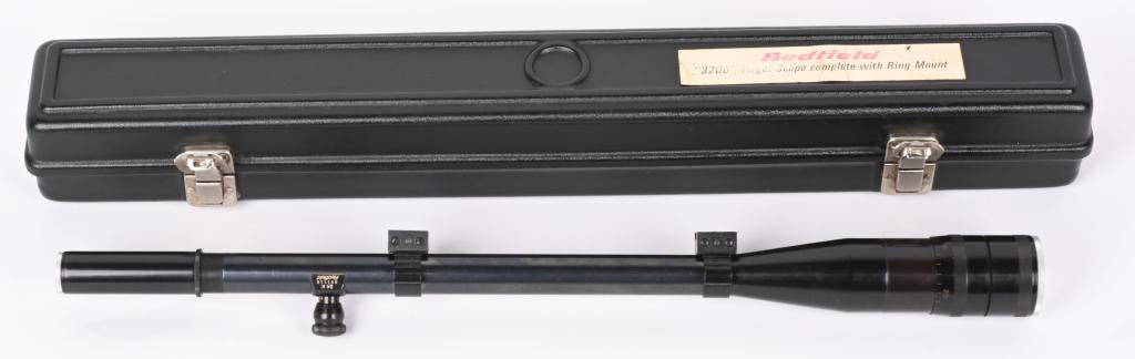 Cased Redfield 24x Model 3200 Target Scope / Mts