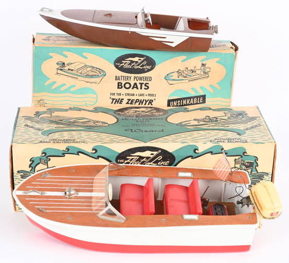 2- FLEETLINE BOATS w/ BOX - Sep 24, 2022 | Milestone Auctions in OH