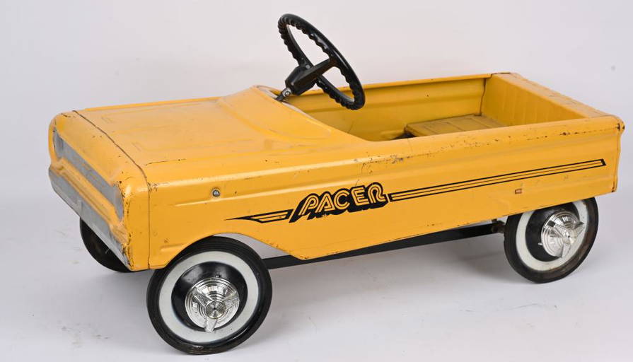 SHEET METAL YELLOW PEDAL CAR (#0050A) on Oct 15, 2022 | Milestone ...