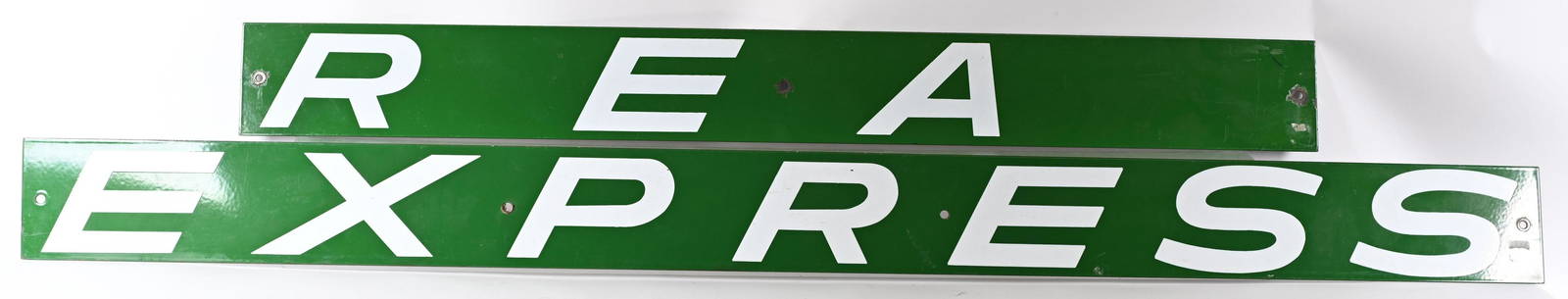 Rea Express 2 Piece Porcelain Sign