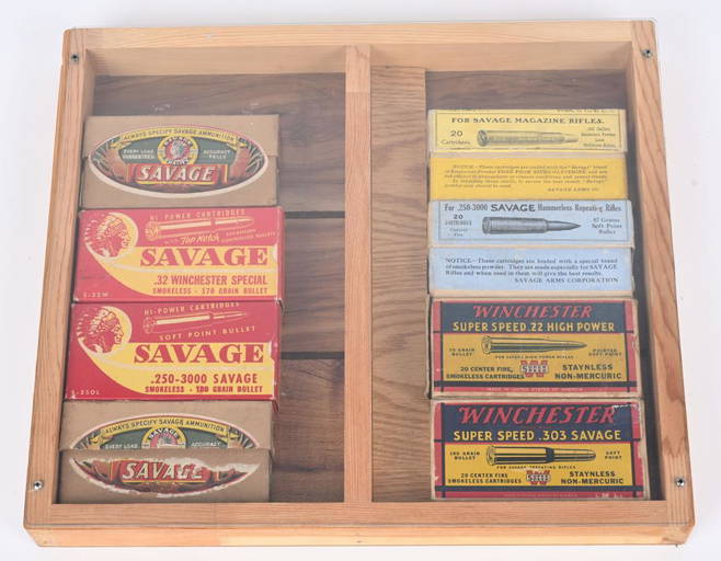 Savage Ammo Display (8) Boxes
