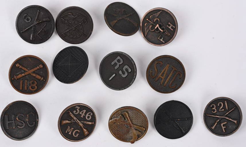 WWI US ARMY COLLAR DISK MG NUMBERED INFANTRY WW1 - Nov 19, 2022 ...