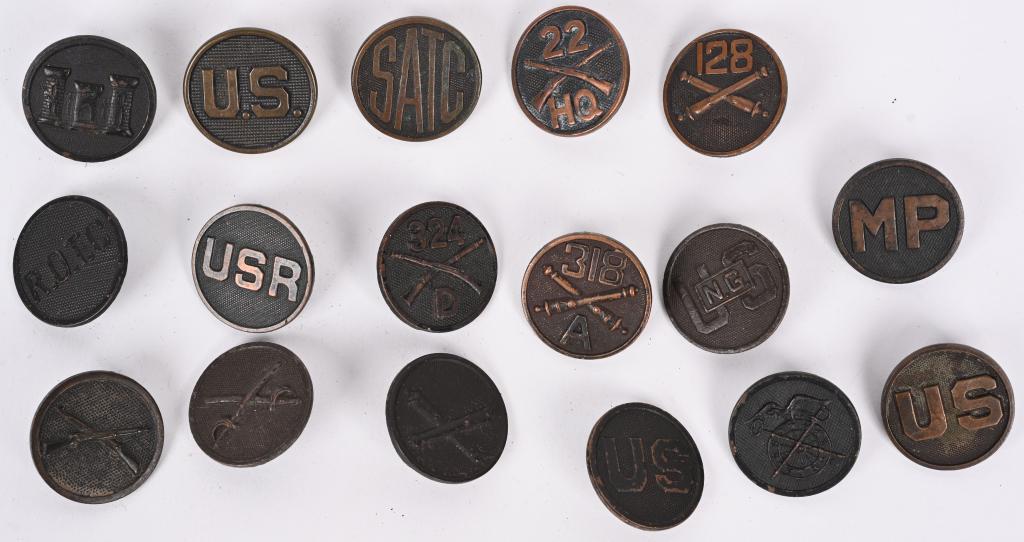 WW1 US ARMY COLLAR DISK 81ST DIV MP CAV ENGINEER - Nov 19, 2022 ...