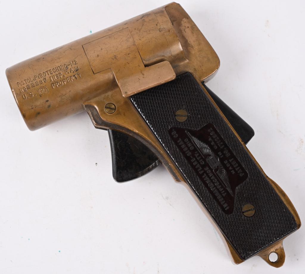 WWII US ARMY USN M2 INTERNATIONAL FLARE GUN WW2 - Nov 20, 2022 ...
