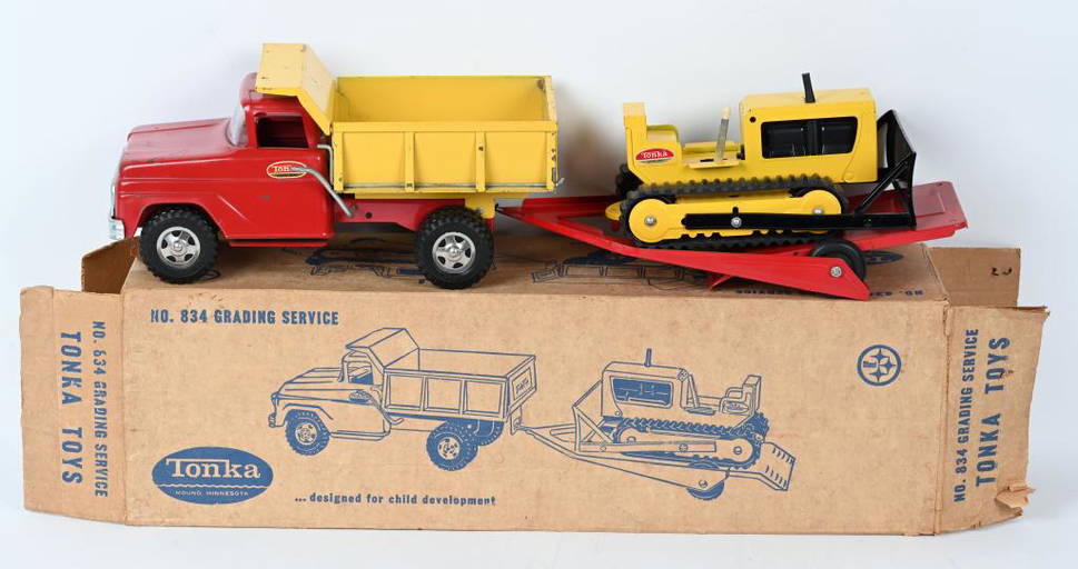 Tonka #834 Grading Service Set W/ Box