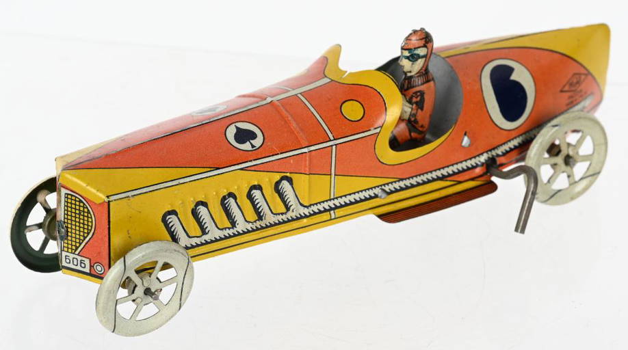 INGAP TIN WINDUP #6 RACE CAR (#0154B) on Jan 07, 2023 | Milestone Auctions in OH