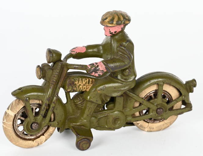 HUBLEY CAST IRON HARLEY DAVIDSON MOTORCYCLE (#0322A) on Jan 07, 2023 ...
