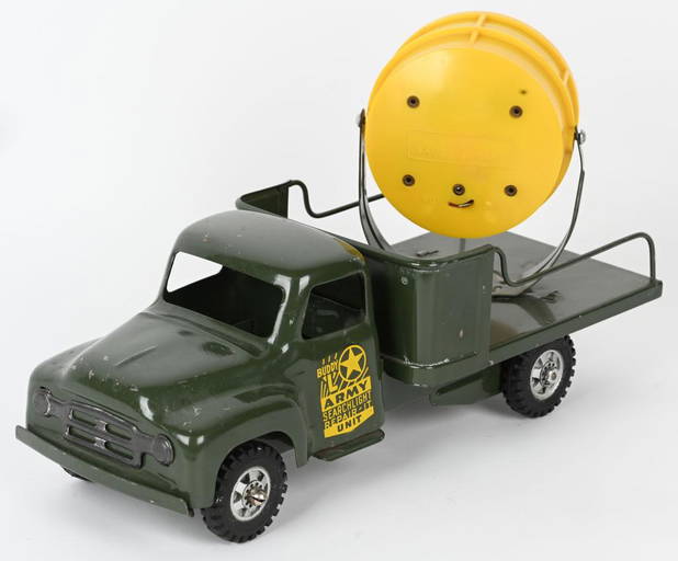 Buddy L Army Searchlight Truck