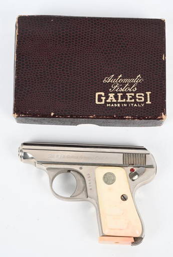 ITALIAN GALESI MODEL 504 SEMI AUTOMATIC PISTOL (#0070) on Jan 14, 2023 ...