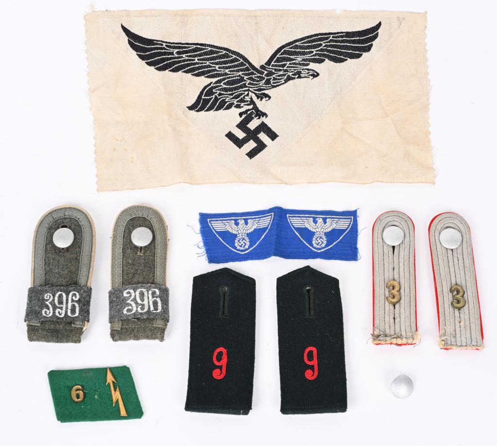 WWII NAZI GERMAN INSIGNIA LOT LUFTWAFFE HEER NSDAP (#0611) on Jan 14 ...