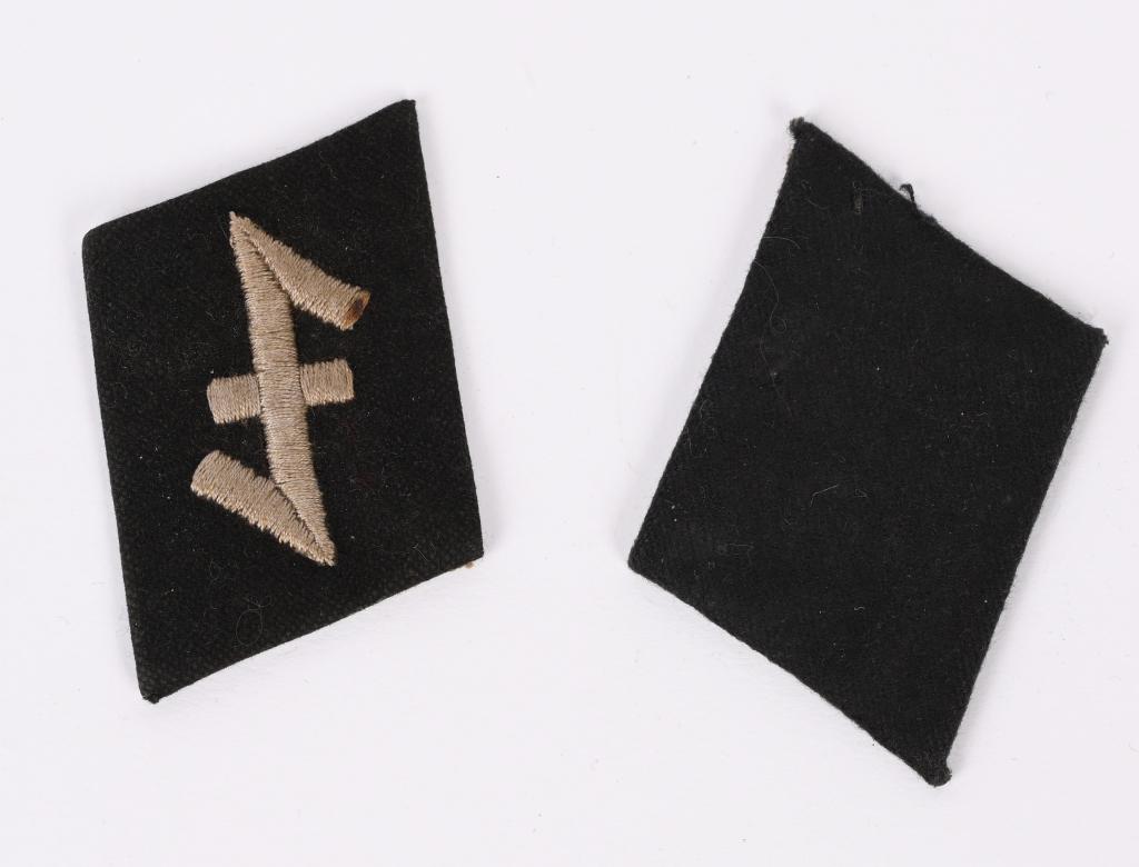 WWII NAZI GERMAN 23RD SS NEDERLAND COLLAR TAB SET (#0629) on Jan 14 ...