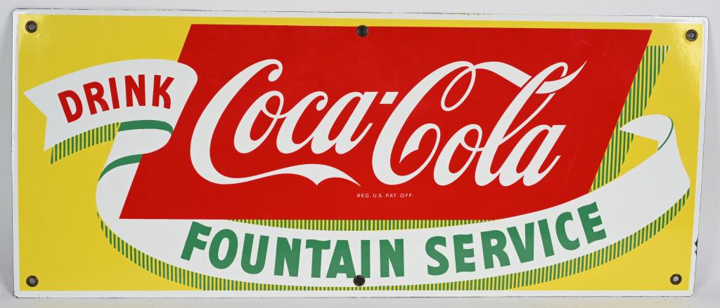 Porcelain Advertisements & Signs for Sale at Auction - Page 2