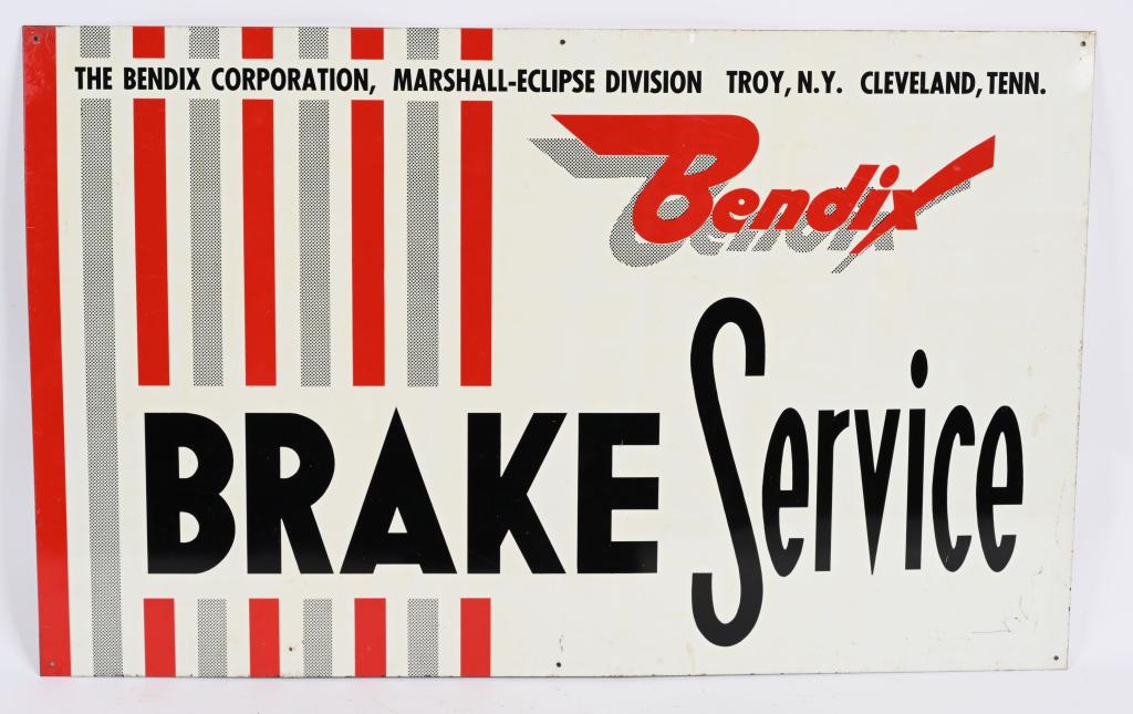 Bendix Brake Service Tin Sign