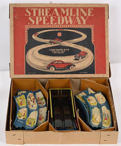 MARX STREAMLINE SPEEDWAY w/ BOX (#0494) on Feb 11, 2023 | Milestone ...