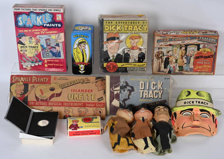 Vintage Dick Tracy Toy Lot And More
