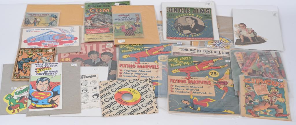 Vintage Ephemera Lot, Character & More