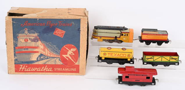 American Flyer Hiawatha Streamline Train Set