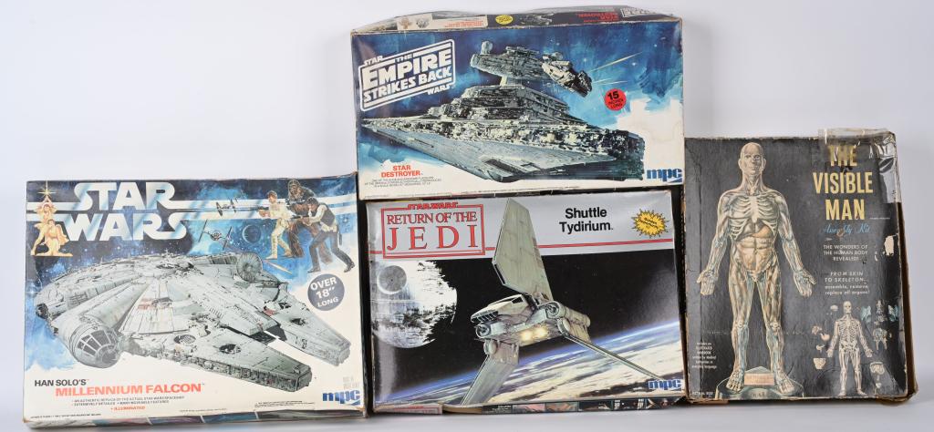 3- STAR WARS & INVISIBLE MAN MODEL KITS (#0810) on Feb 18, 2023 ...