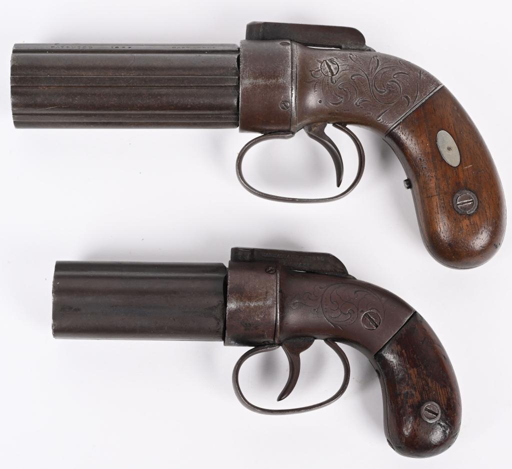 PAIR OF PEPPER BOX REVOLVERS - Mar 12, 2023 | Milestone Auctions in OH