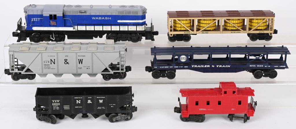 Lionel 2337 Wabash Gp 7 & Freight Cars