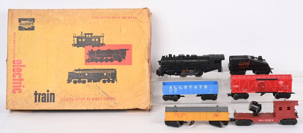 Marx Allstate 9619 Train Set W/ Box