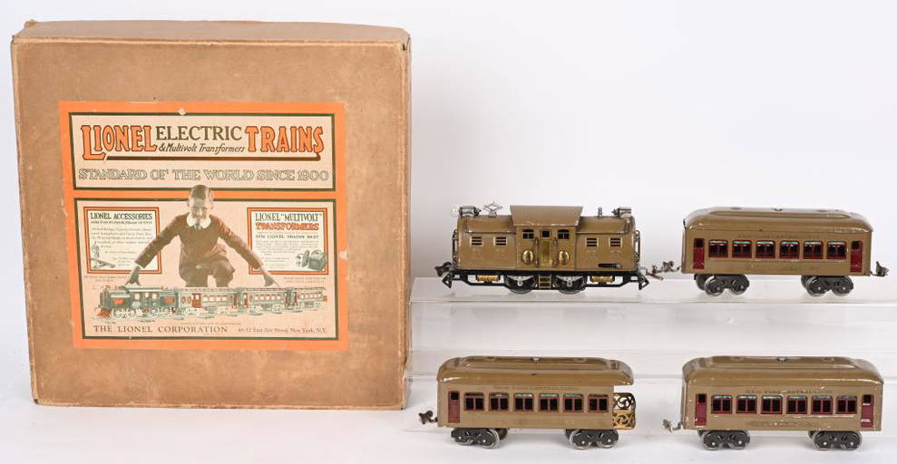 Lionel 266 Tan Train Set W/ Box