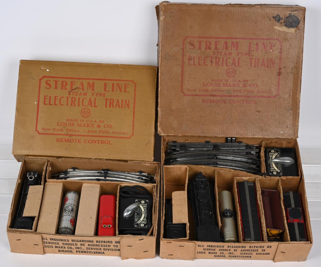 MARX #25249 & #8994 ELECTRIC TRAIN SETS w/ BOX (#0373) on Mar 25, 2023 ...