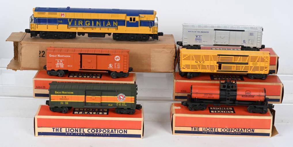 Lionel #2322 Virginian Diesel W/ Freight Cars