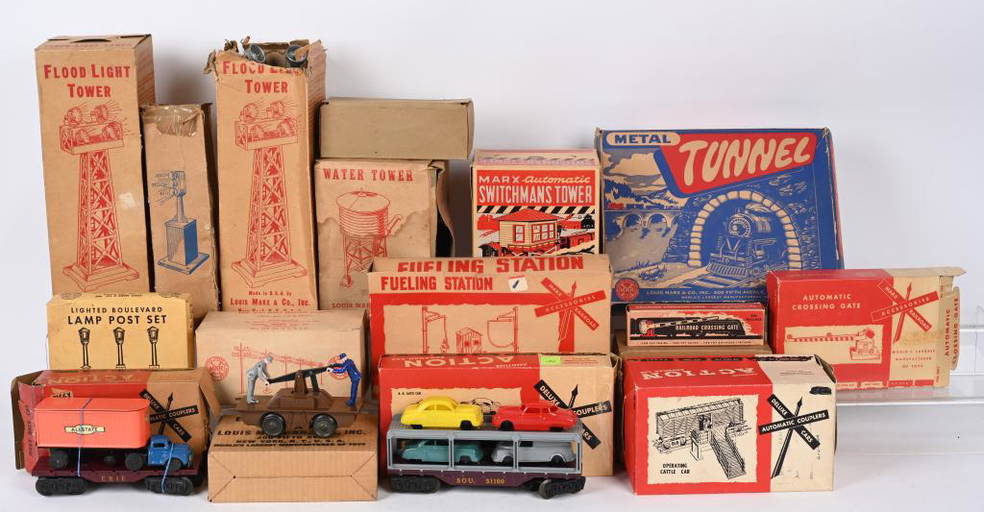 Marx Train Accessories W/ Boxes