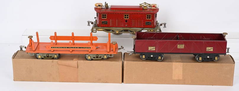American Flyer #4644 Engine & Freight Cars