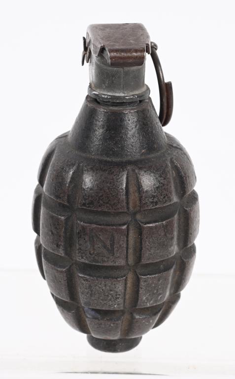 Wwi Us Army Mki Hand Grenade With Fuze Inert