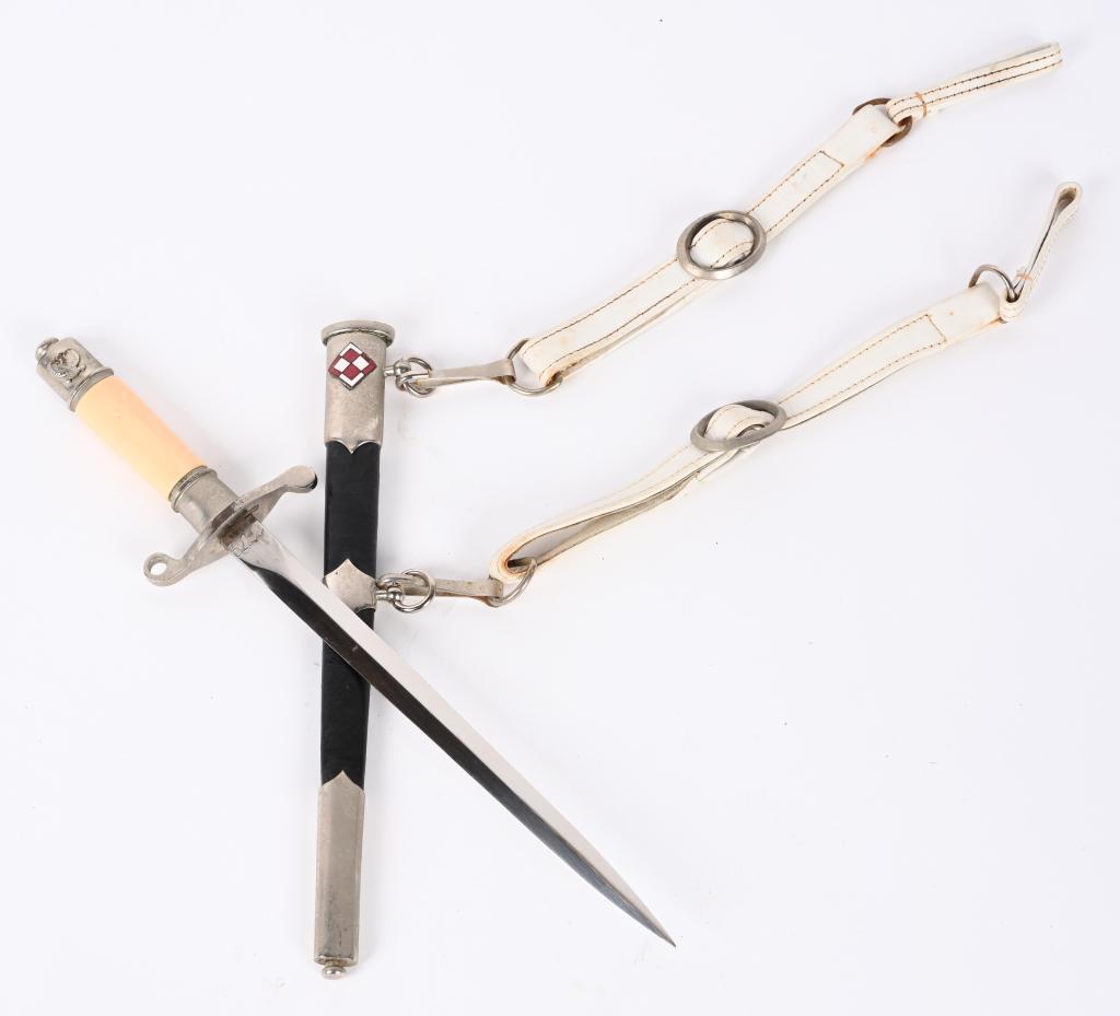 Polish Army Officers Dagger W Hangers