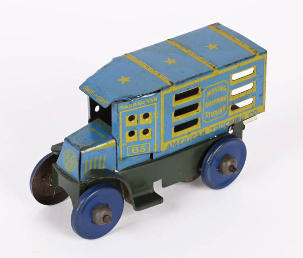 Marx Friction Bulldog Mack American Trucking Van