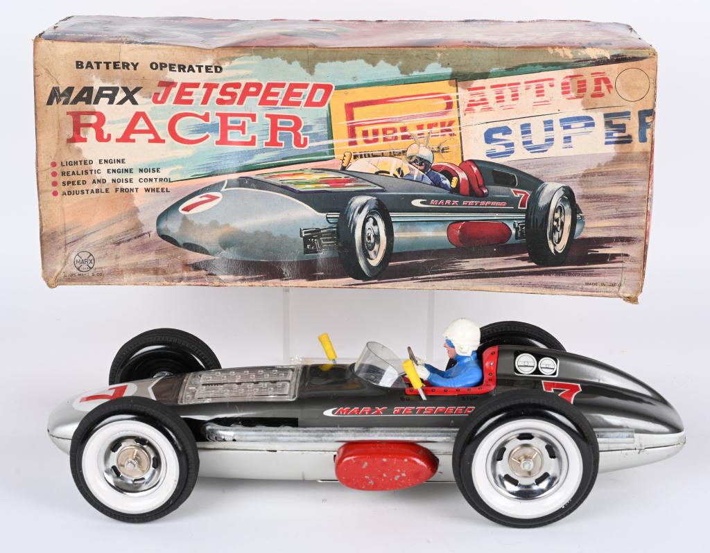Marx Battery Op Jetspeed Racer W/ Box