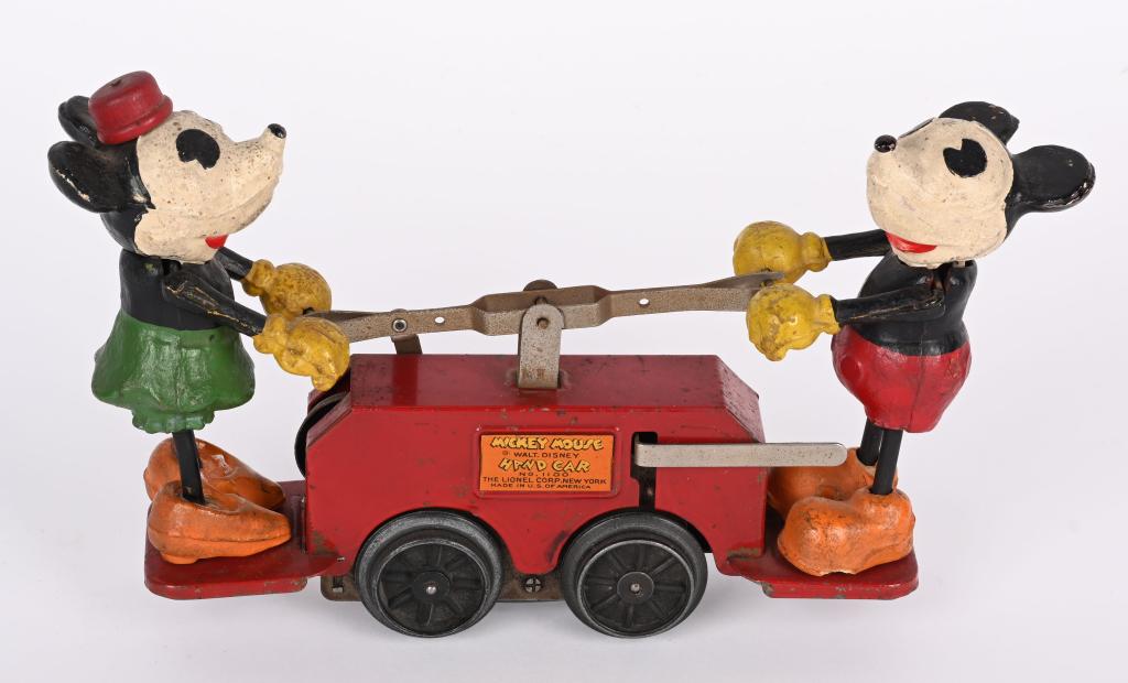 Lionel Mickey & Minnie Mouse Handcar