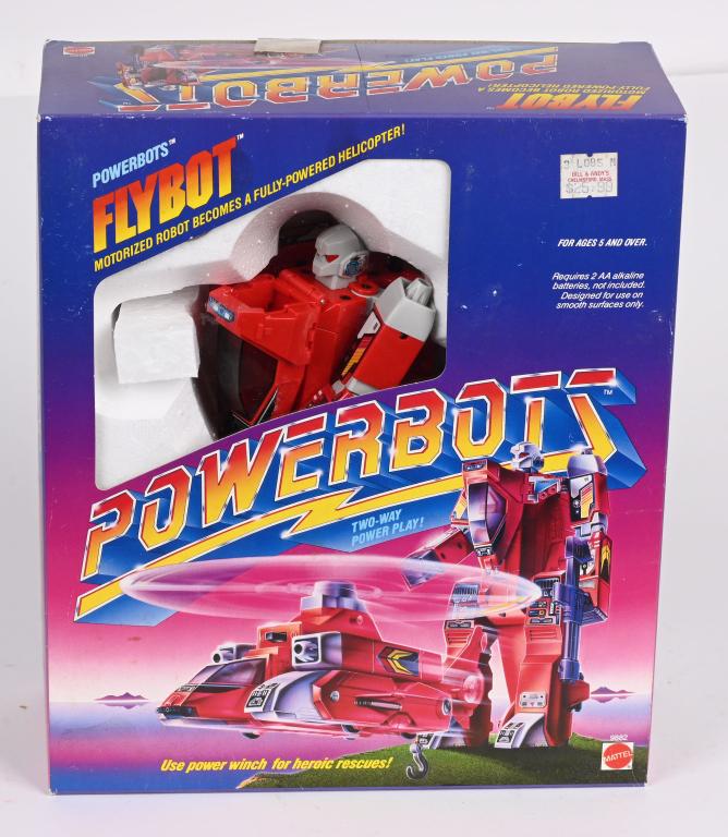 1985 Mattel Powerbots Flybot Mib