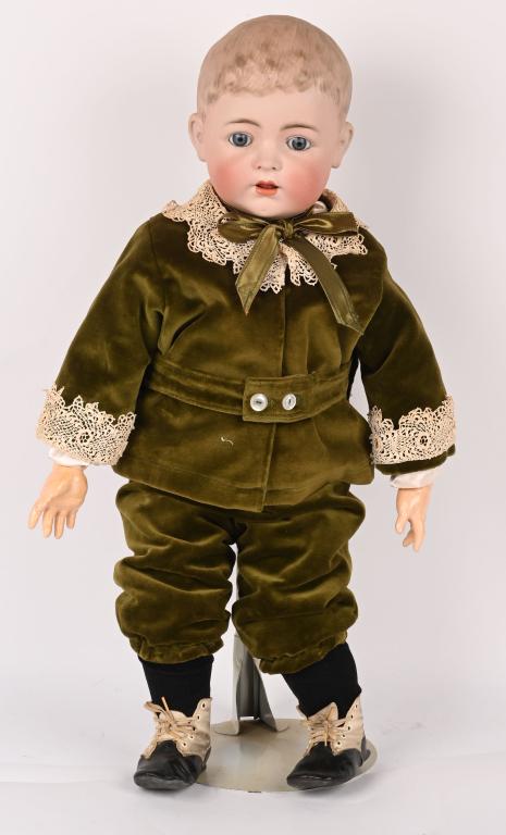 K&r Simon Halbig No. 127 N Bisque Boy Doll