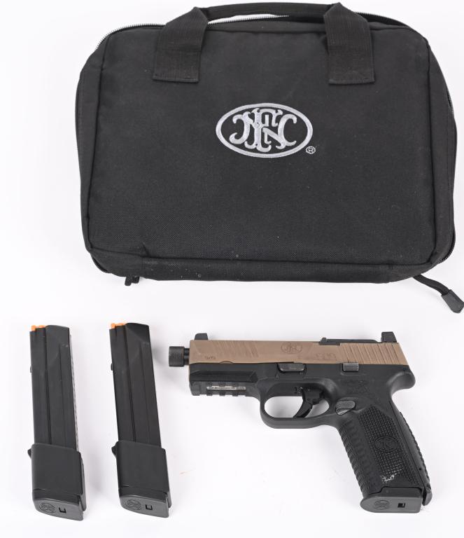 Fn F09 Semi Automatic Pistol With Case Auction
