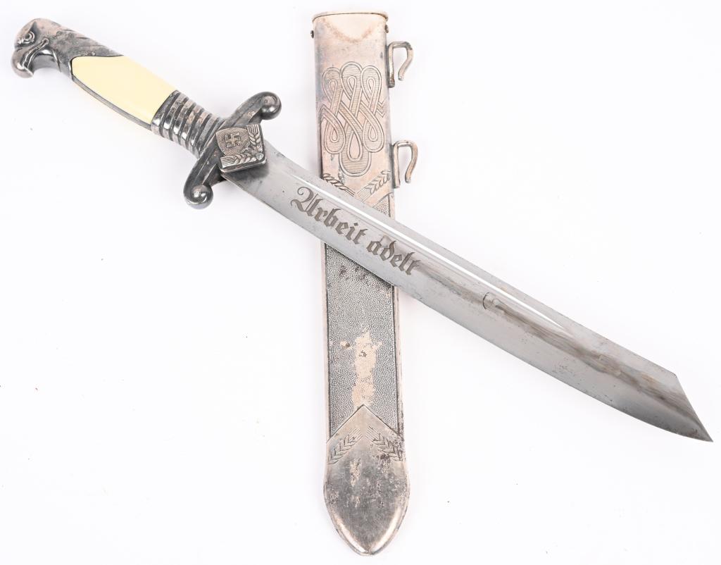 Wwii Nazi German Rad Leader's Dagger Weyersberg Auction