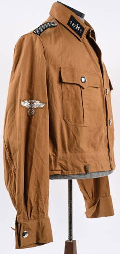 Wwii Nazi German Nskk Complete Uniform Brown Shirt