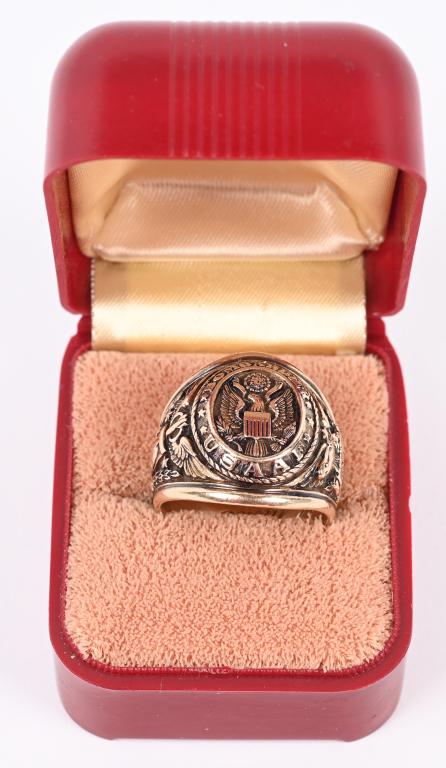 Wwii Us Army Air Corps Bombardier Pilot Gold Ring