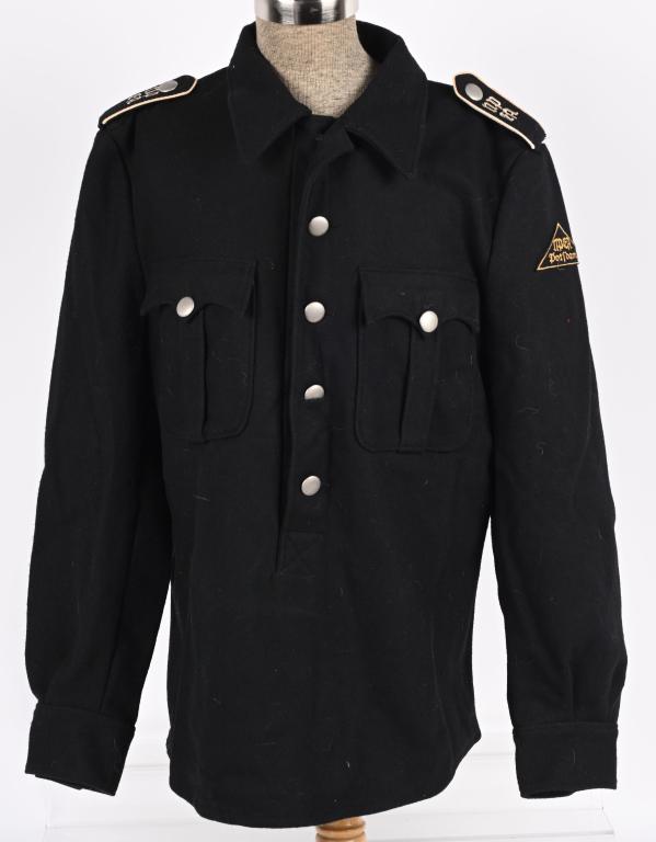 Wwiii Nazi German Npea Pull Over Shirt / Tunic Ww2 Auction