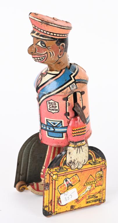 Marx Tin Windup Red Cap Porter Auction