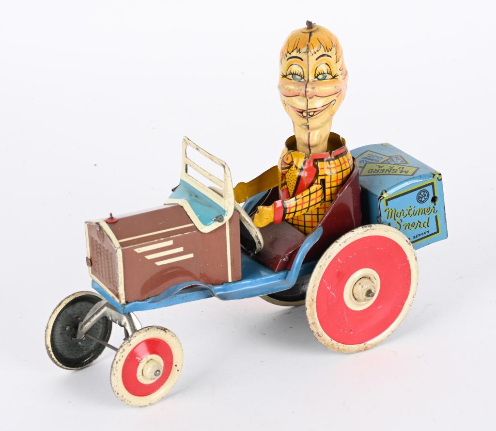 Marx Tin Windup Mortimer Snerd Crazy Car Auction